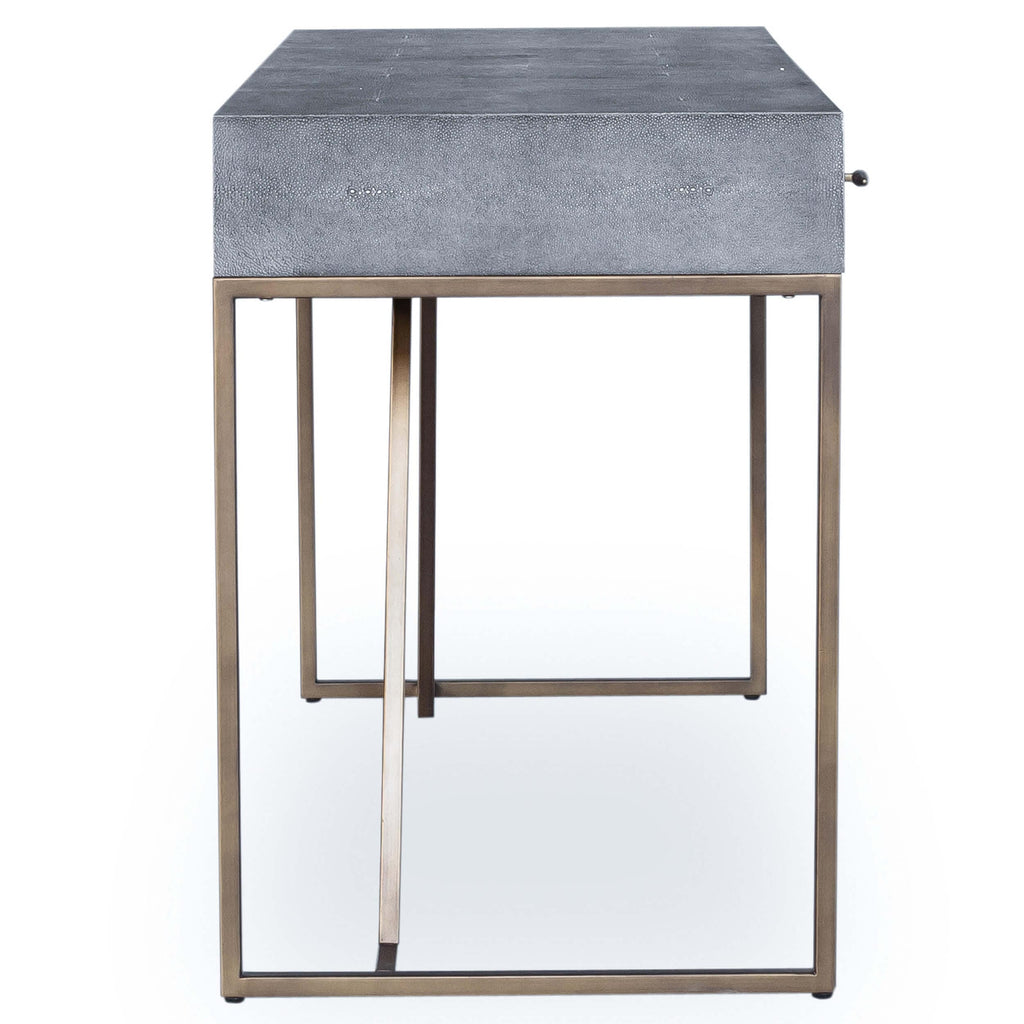 Shagreen Desk, Grey by Four Hands – High Fashion Home