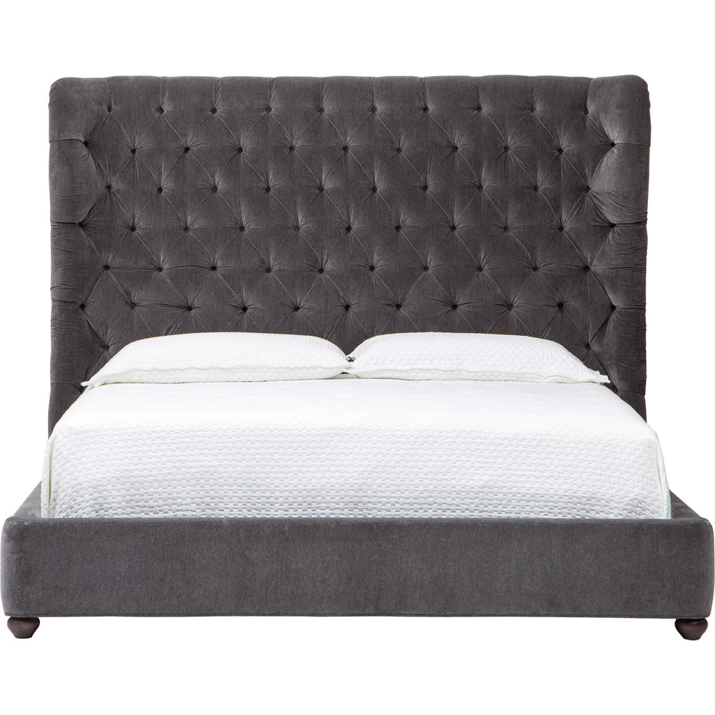 Simone Bed, Viceroy Fog – High Fashion Home