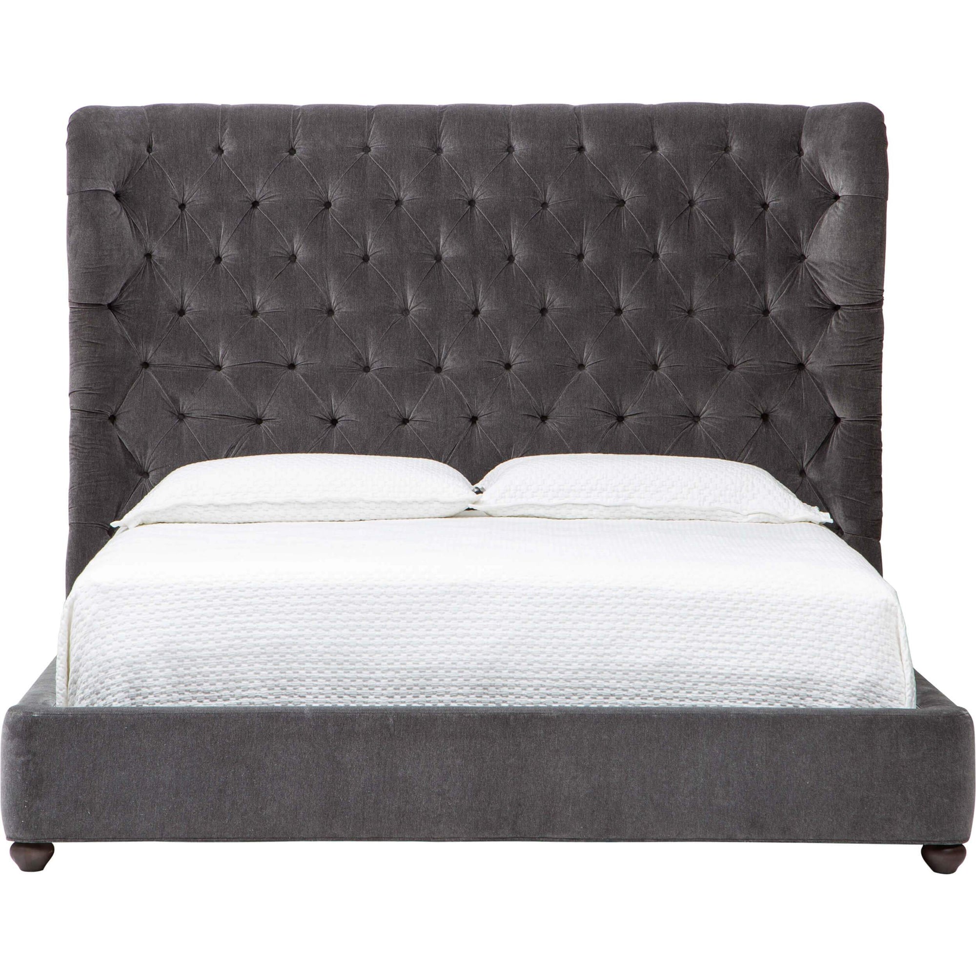 Simone Bed, Viceroy Fog – High Fashion Home