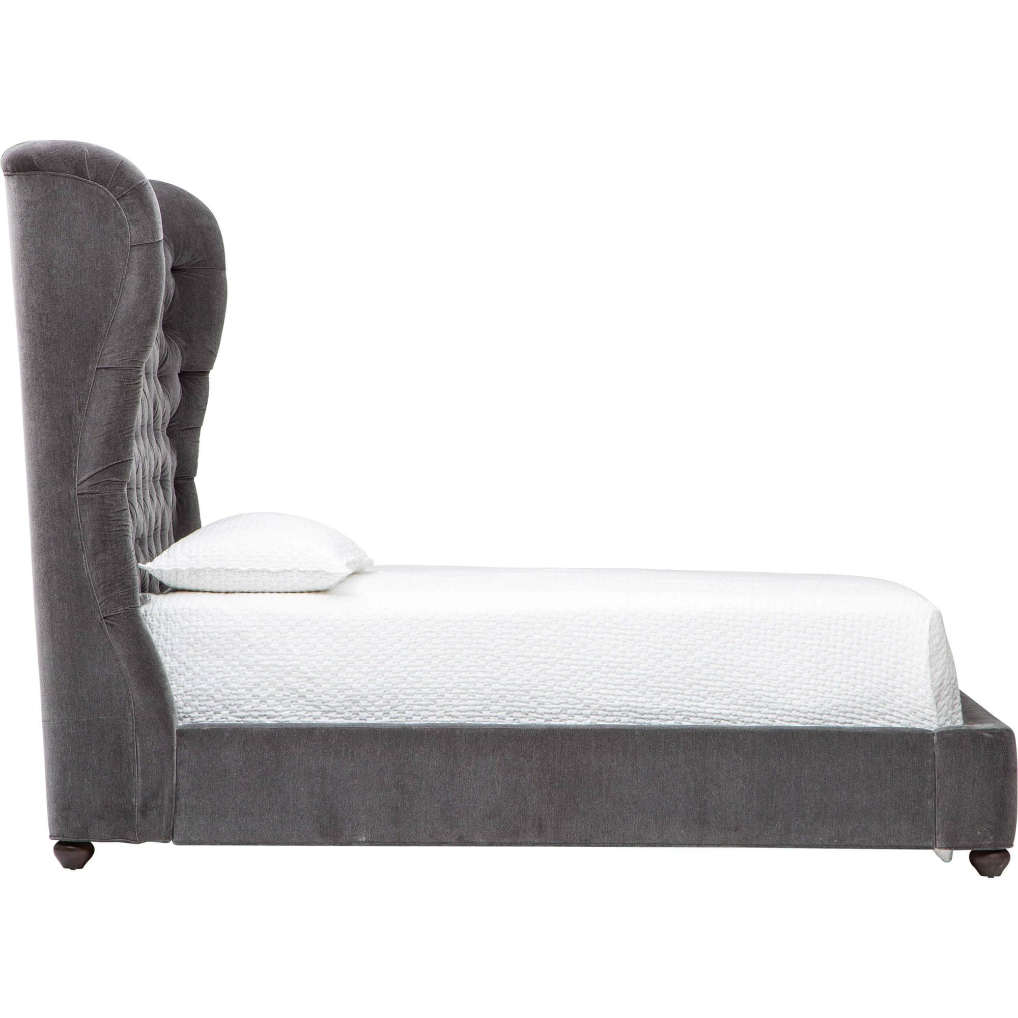 Simone Bed, Viceroy Fog – High Fashion Home
