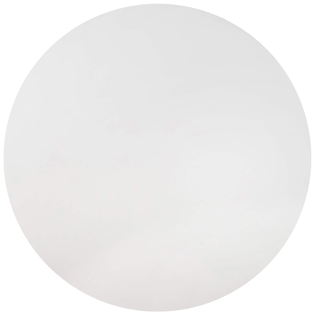 Kali 55" Round Dining Table, White – High Fashion Home