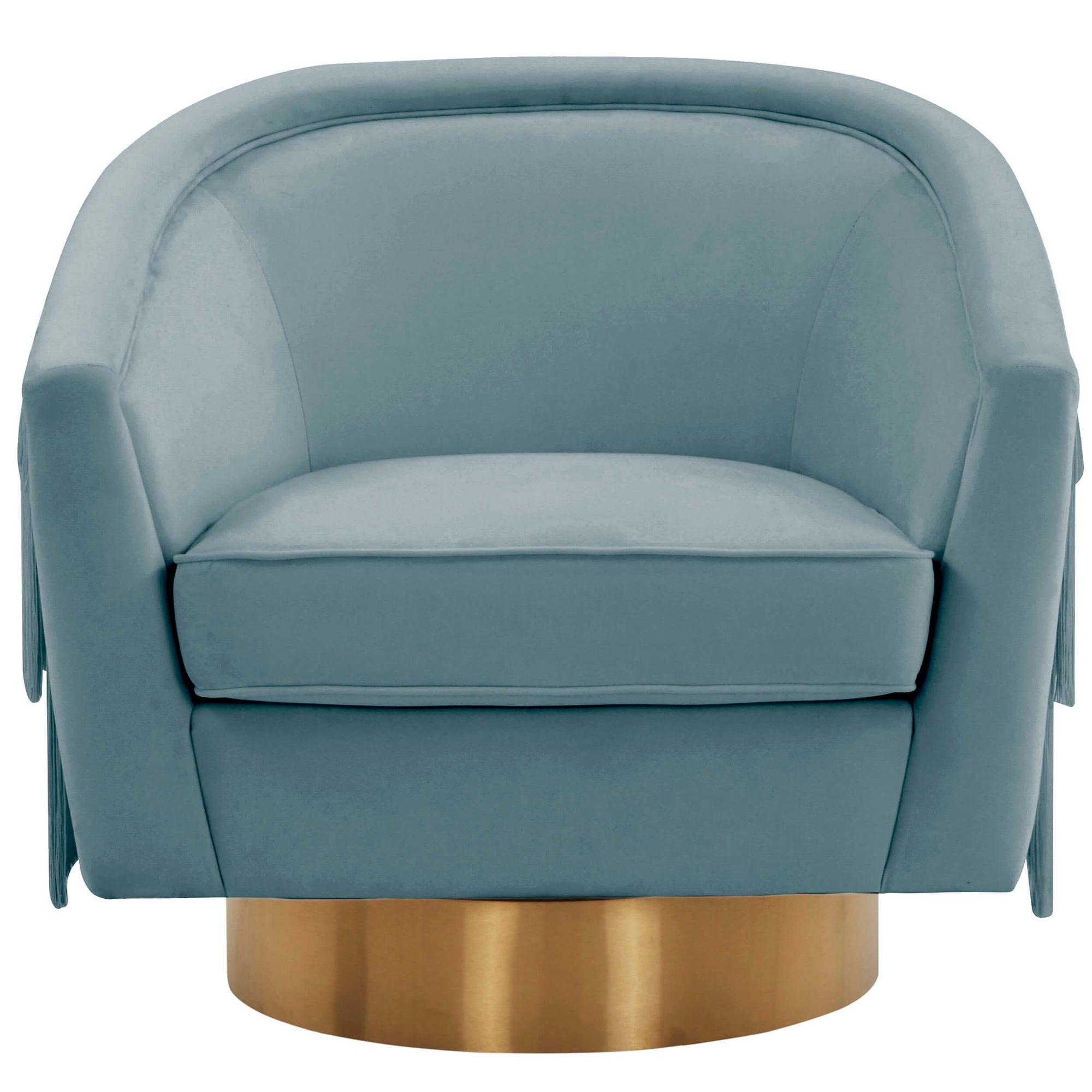 Flapper Swivel Chair, Bluestone – High Fashion Home