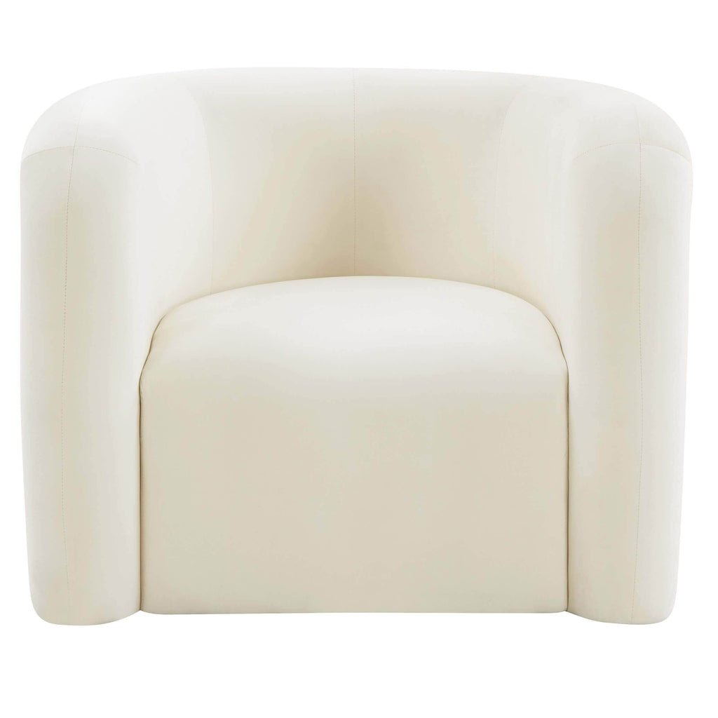 Curves Lounge Chair, Cream – High Fashion Home