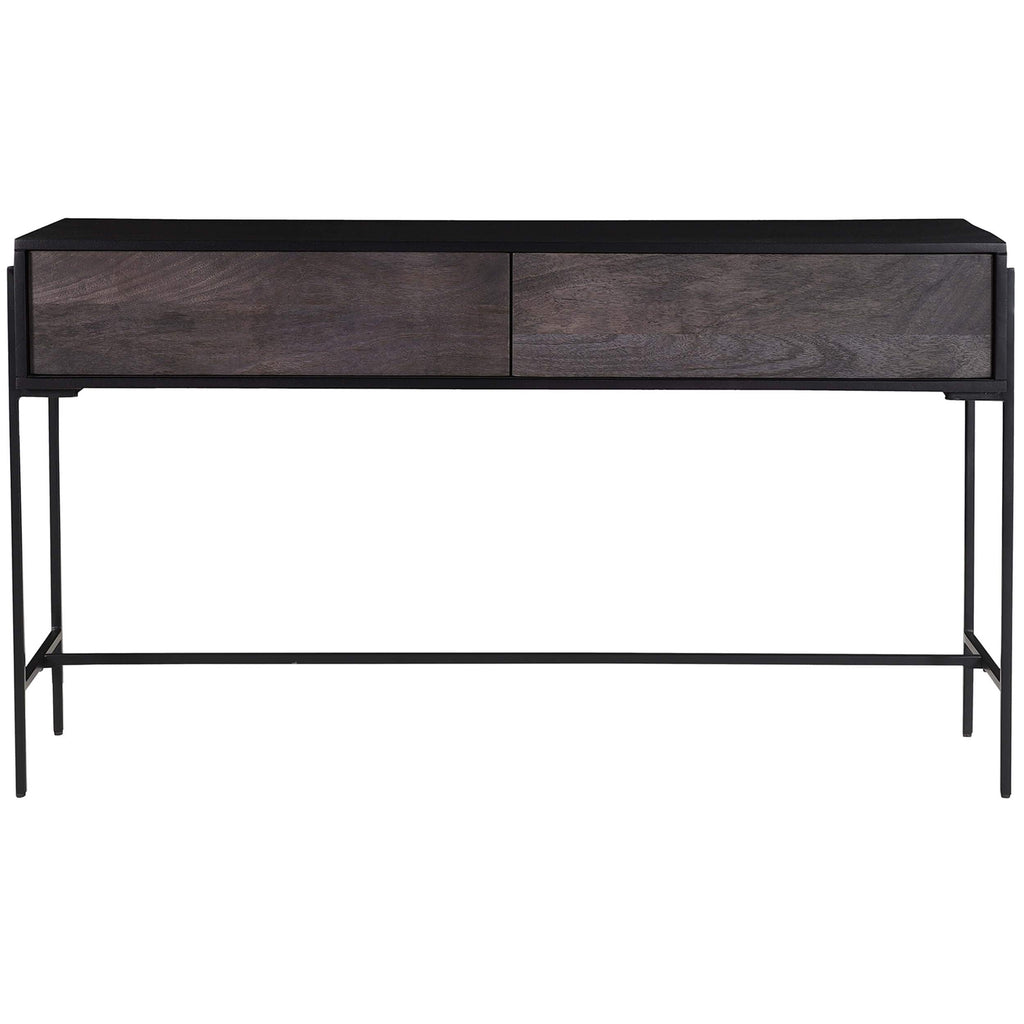 Tobin Console Table, Charcoal – High Fashion Home