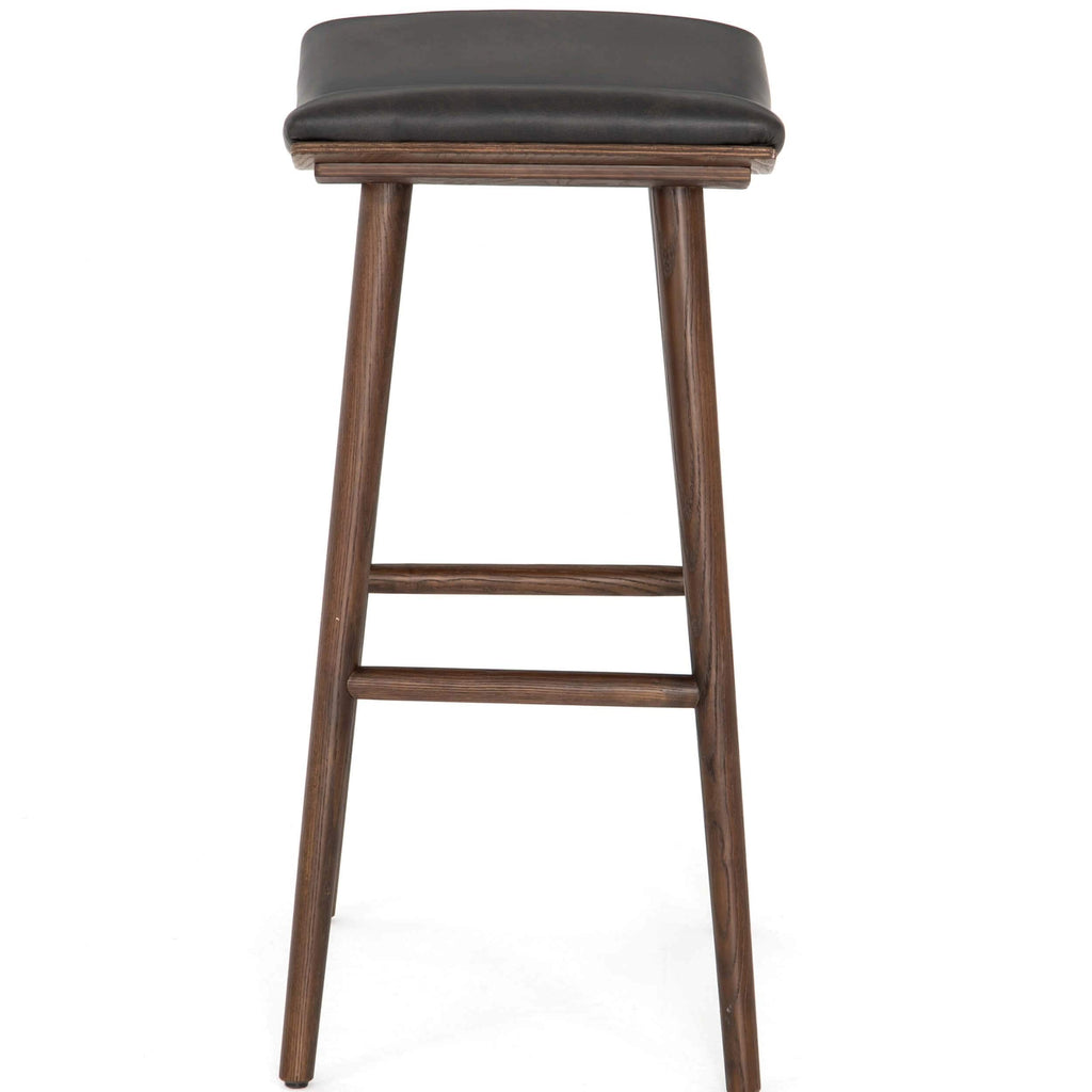 Union Bar & Counter Stool, Distressed Black by Four Hands – High ...