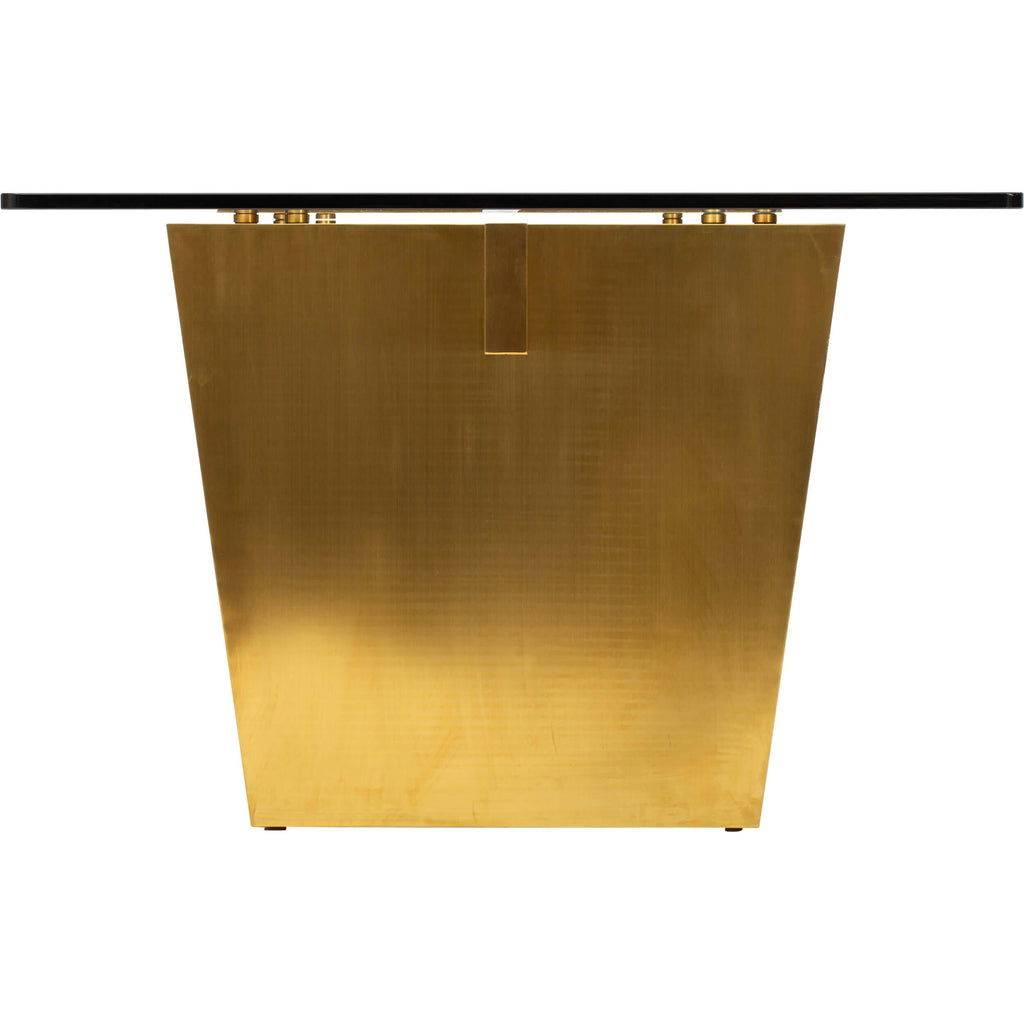 Aiden Glass Top Dining Table – High Fashion Home