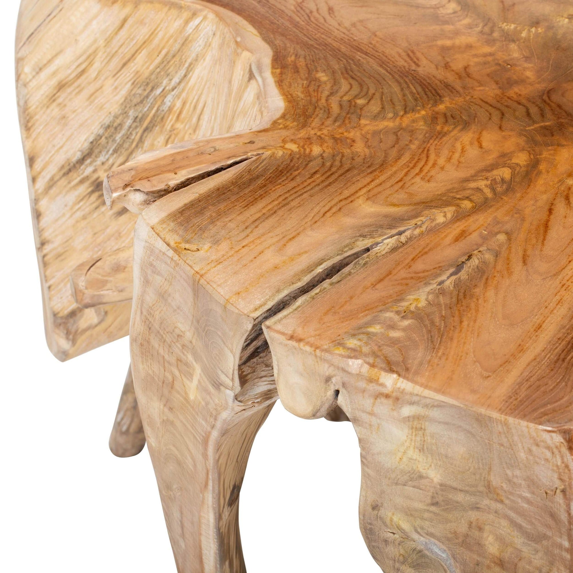 Cypress Root Coffee Table, Natural White Wash – High Fashion Home