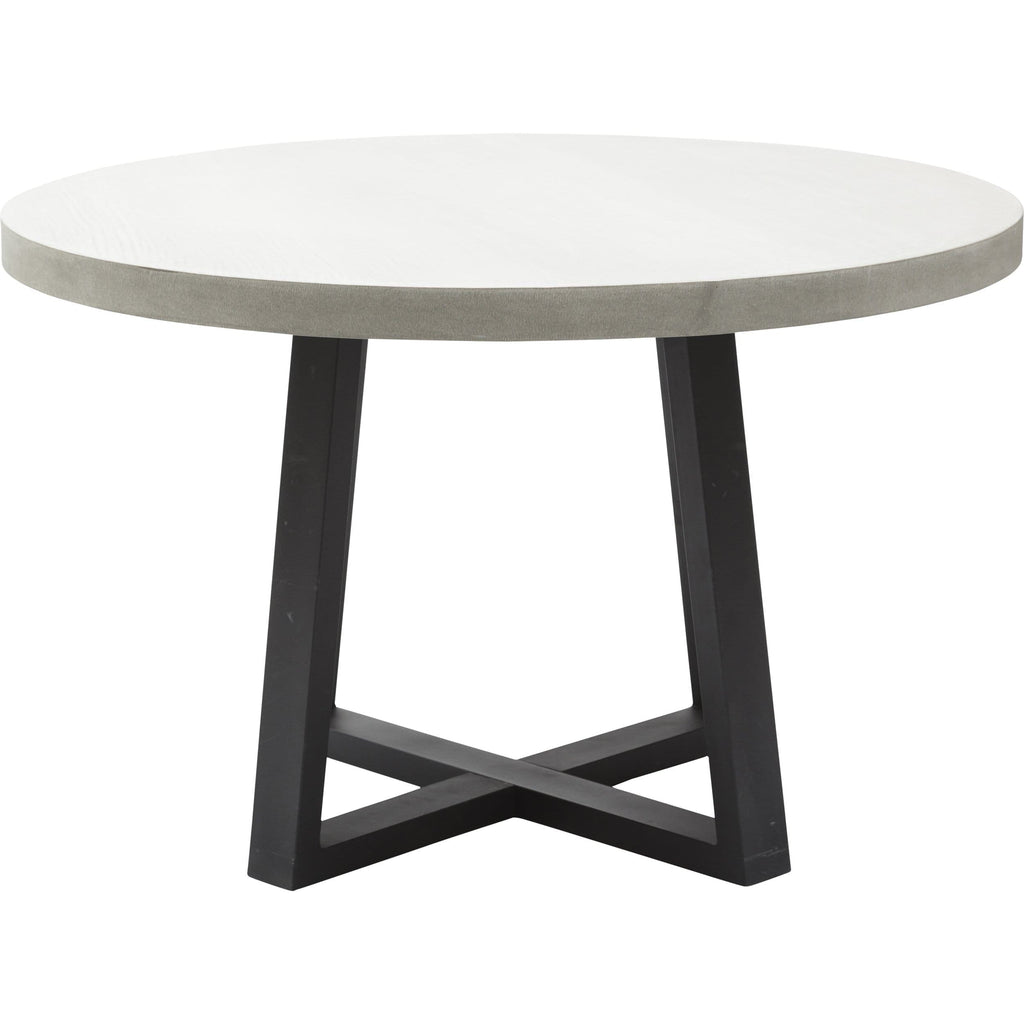 Cyrus 48" Round Dining Table, Grey by Four Hands – High Fashion Home