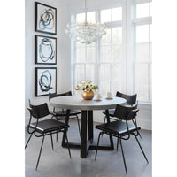 Cyrus 48" Round Dining Table, Grey – High Fashion Home