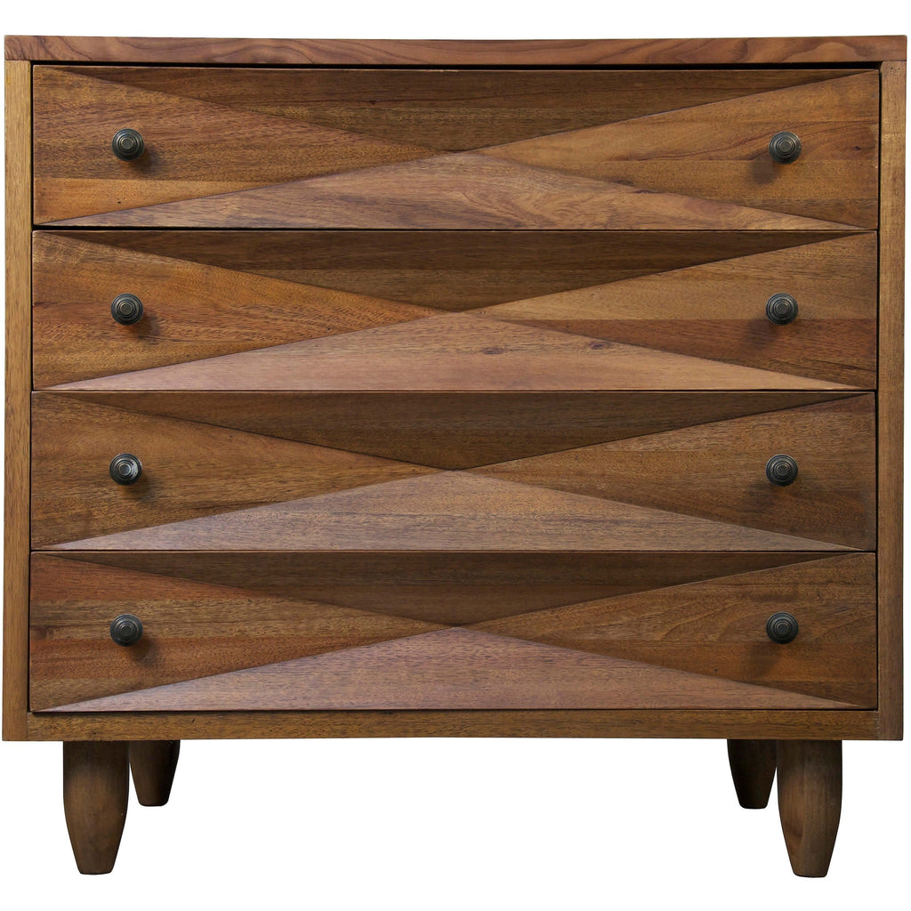 Diamond Chest, Dark Walnut – High Fashion Home