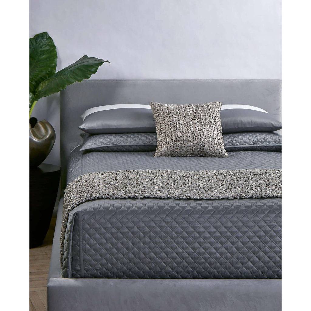 Double Diamond Coverlet Set, Charcoal – High Fashion Home
