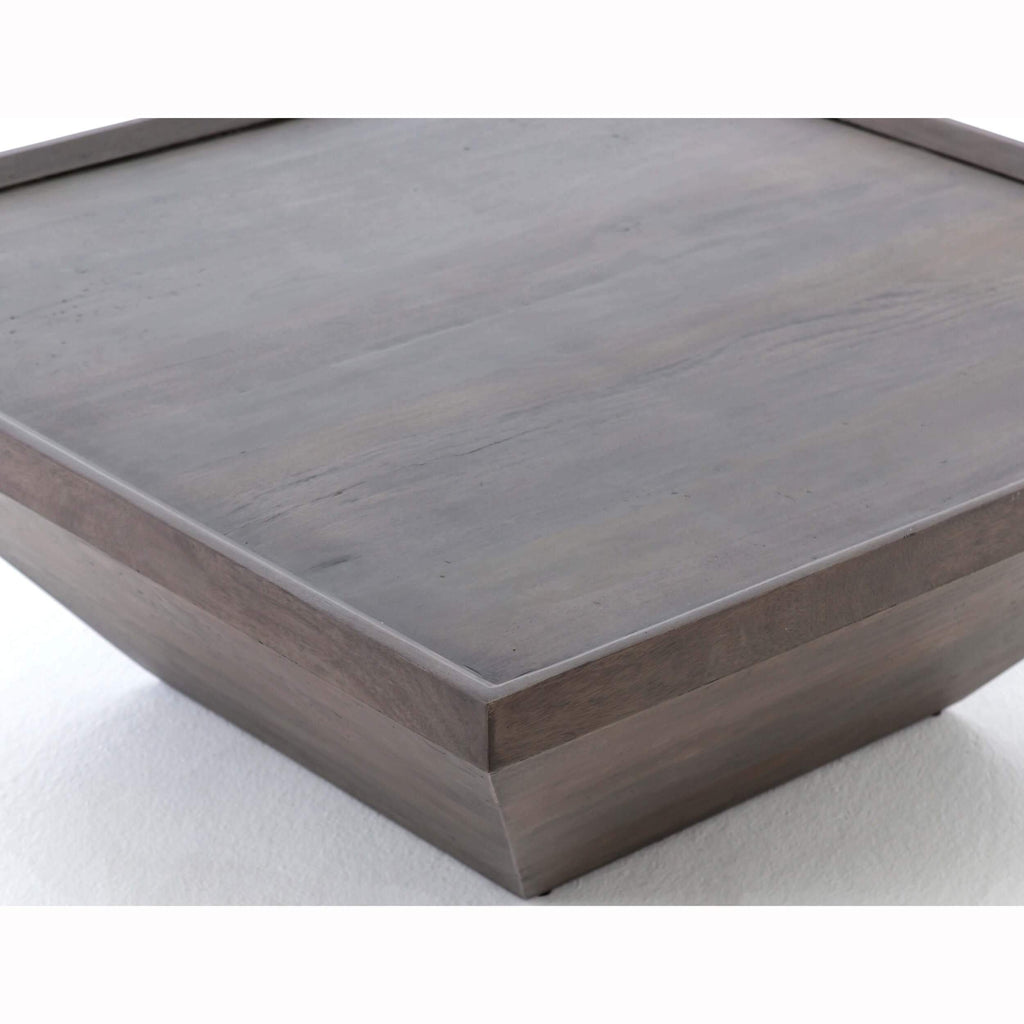 Drake Coffee Table, Coal Grey – High Fashion Home