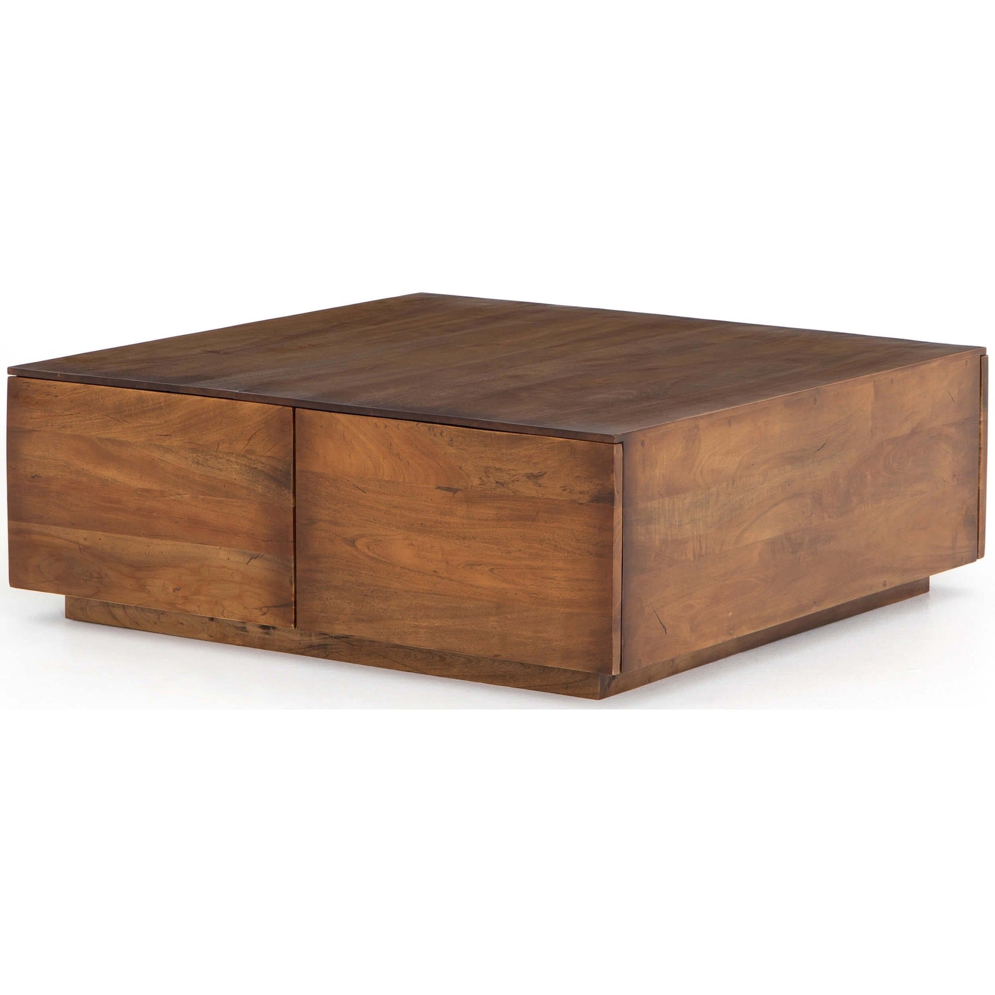 Reclaimed wood storage coffee table store