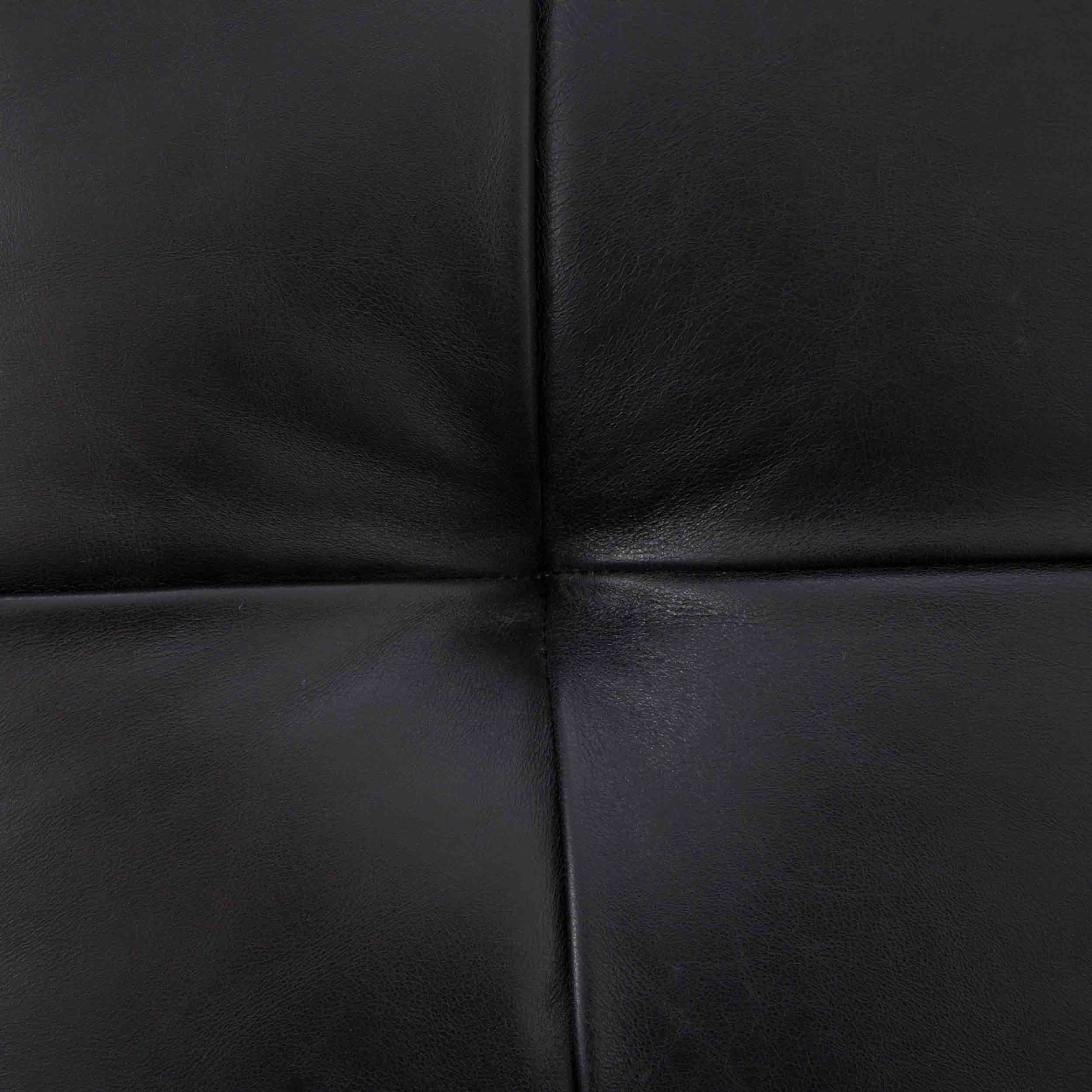 black leather couch texture