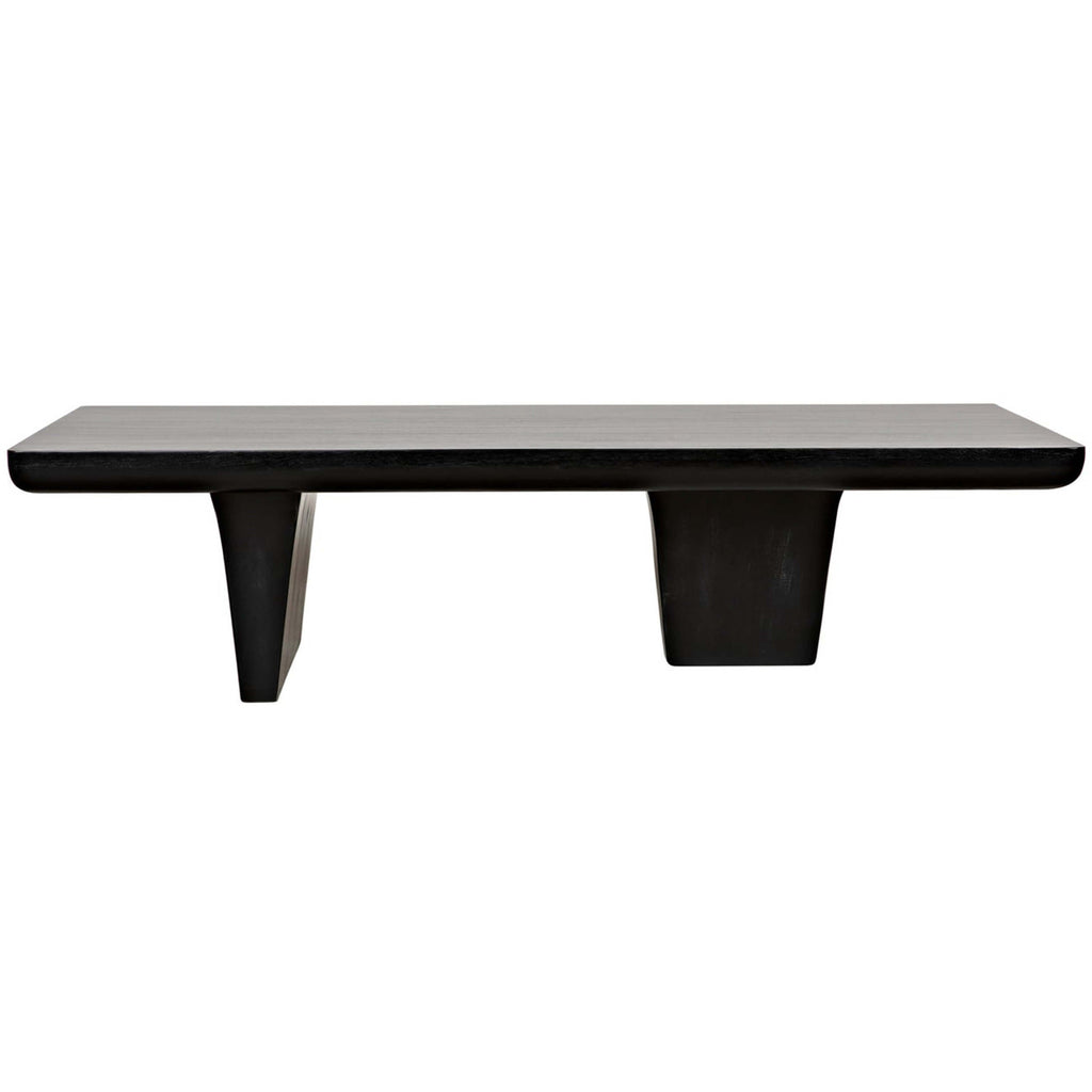 Ward Coffee Table, Hand Rubbed Black – High Fashion Home