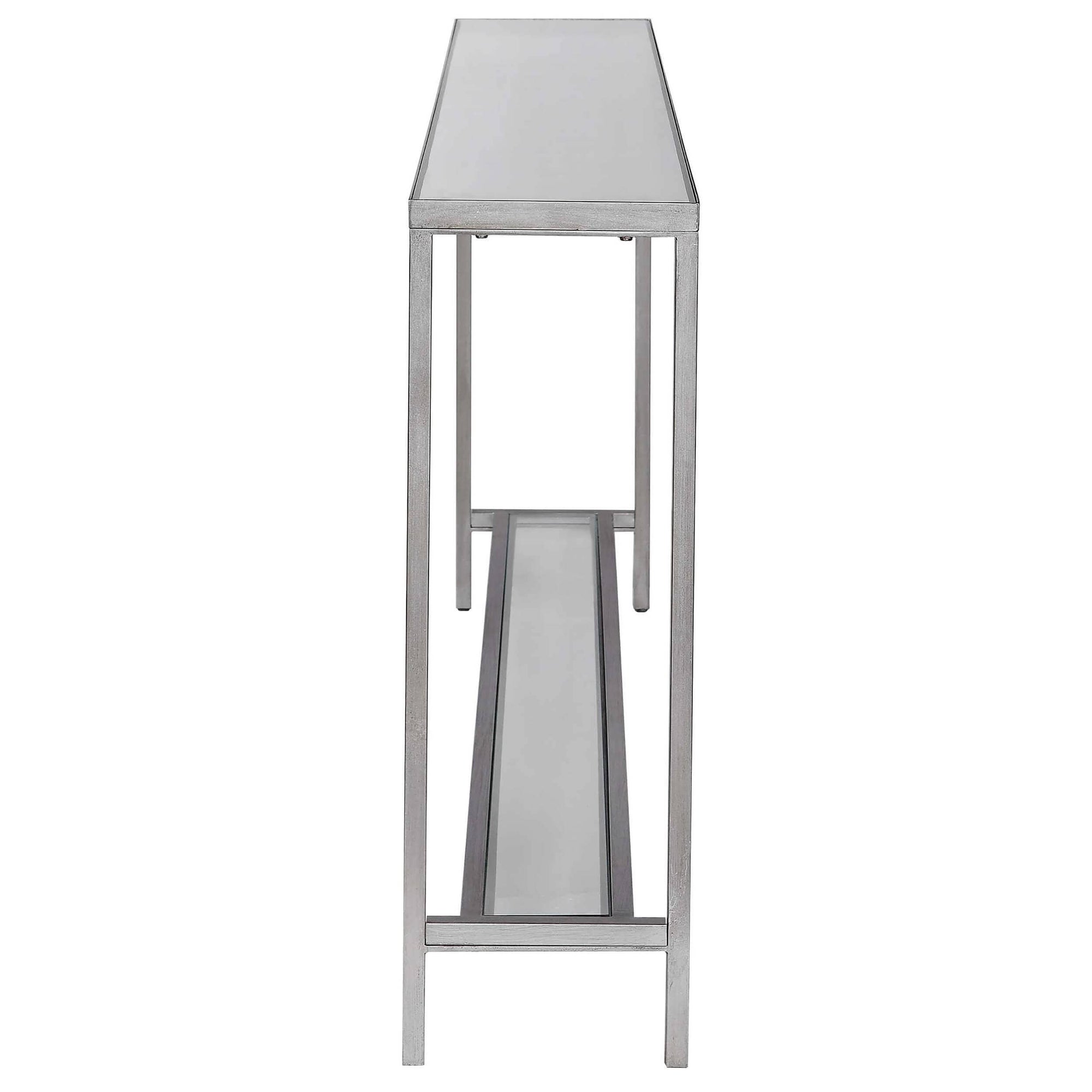 Hayley Console Table, Silver – High Fashion Home