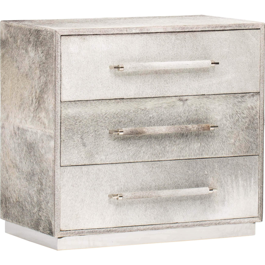 Parkin Cowhide Nightstand – High Fashion Home