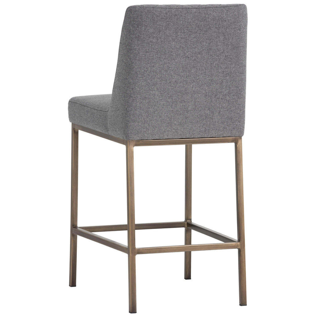 Leighland Counter Stool, Dark Grey – High Fashion Home
