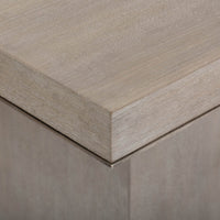 Linea Rectangular Dining Table, Cerused Greige – High Fashion Home