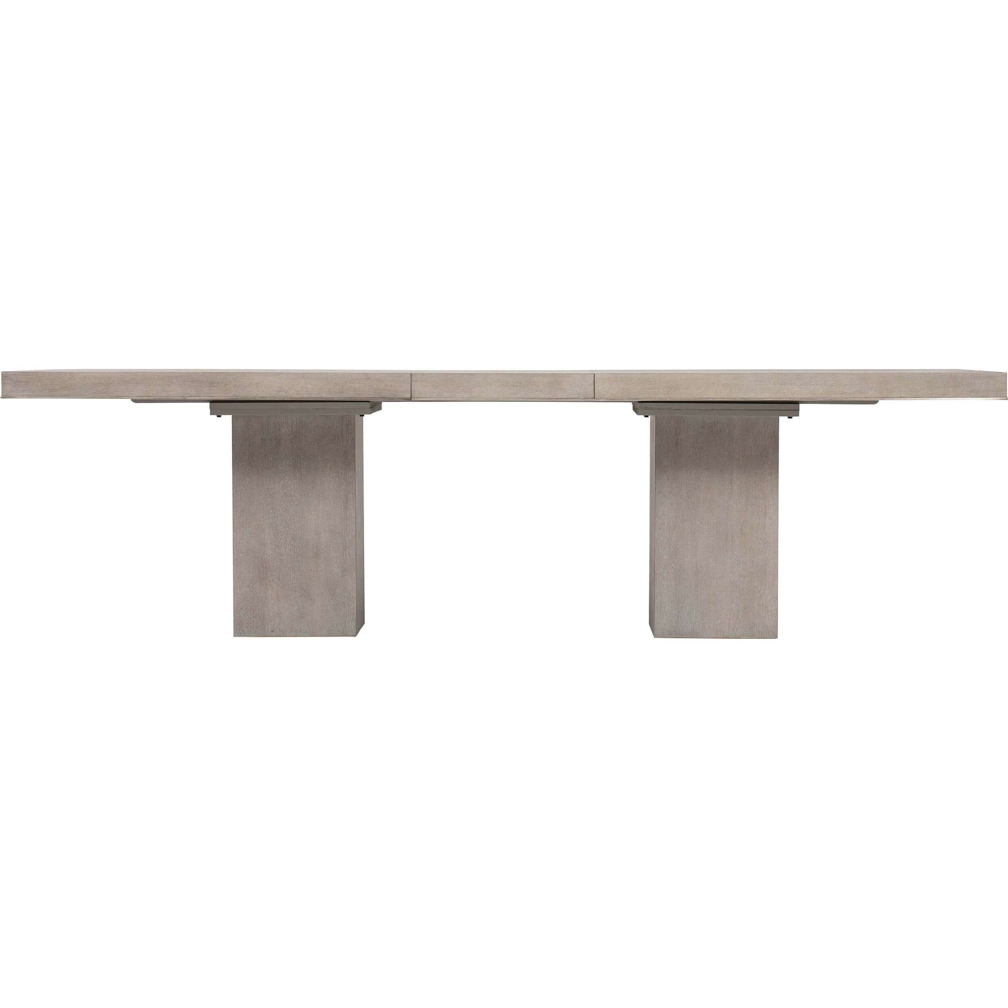 Linea Rectangular Dining Table, Cerused Greige – High Fashion Home