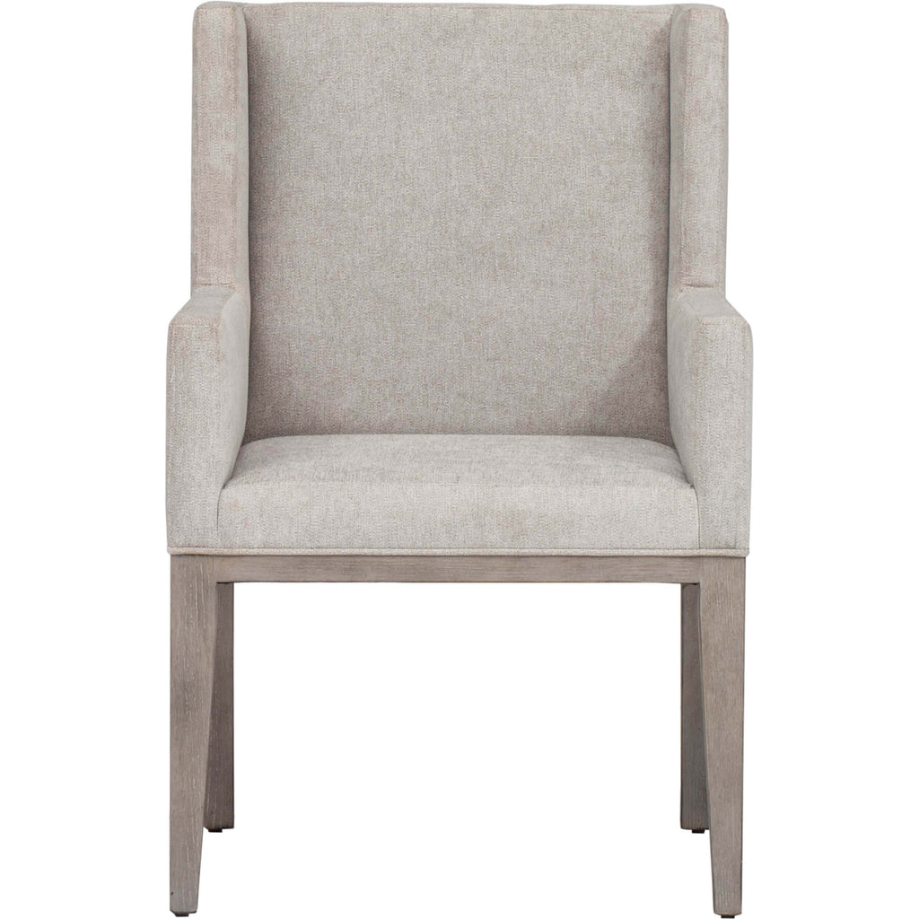 Linea Upholstered Arm Chair, Greige – High Fashion Home Linea Upholstered Arm Chair, Greige – High Fashion Home