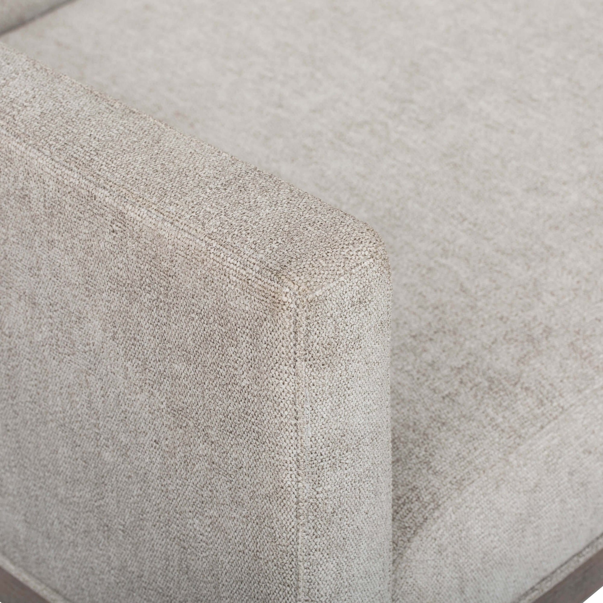 Linea Upholstered Arm Chair, Greige – High Fashion Home