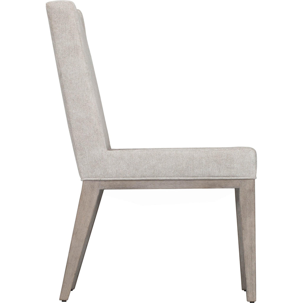 Linea Upholstered Side Chair, Greige – High Fashion Home