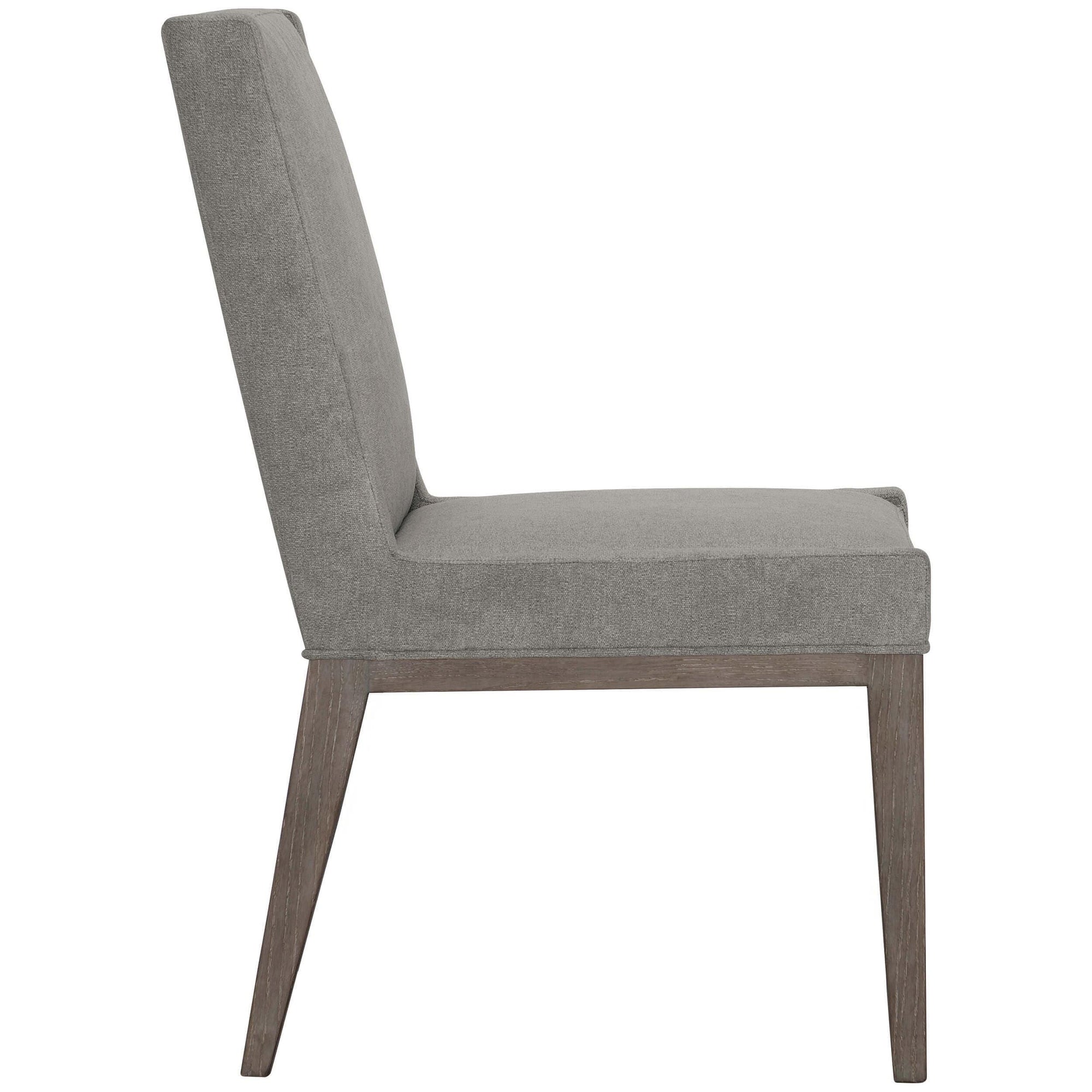 Linea Upholstered Side Chair, Grey – High Fashion Home