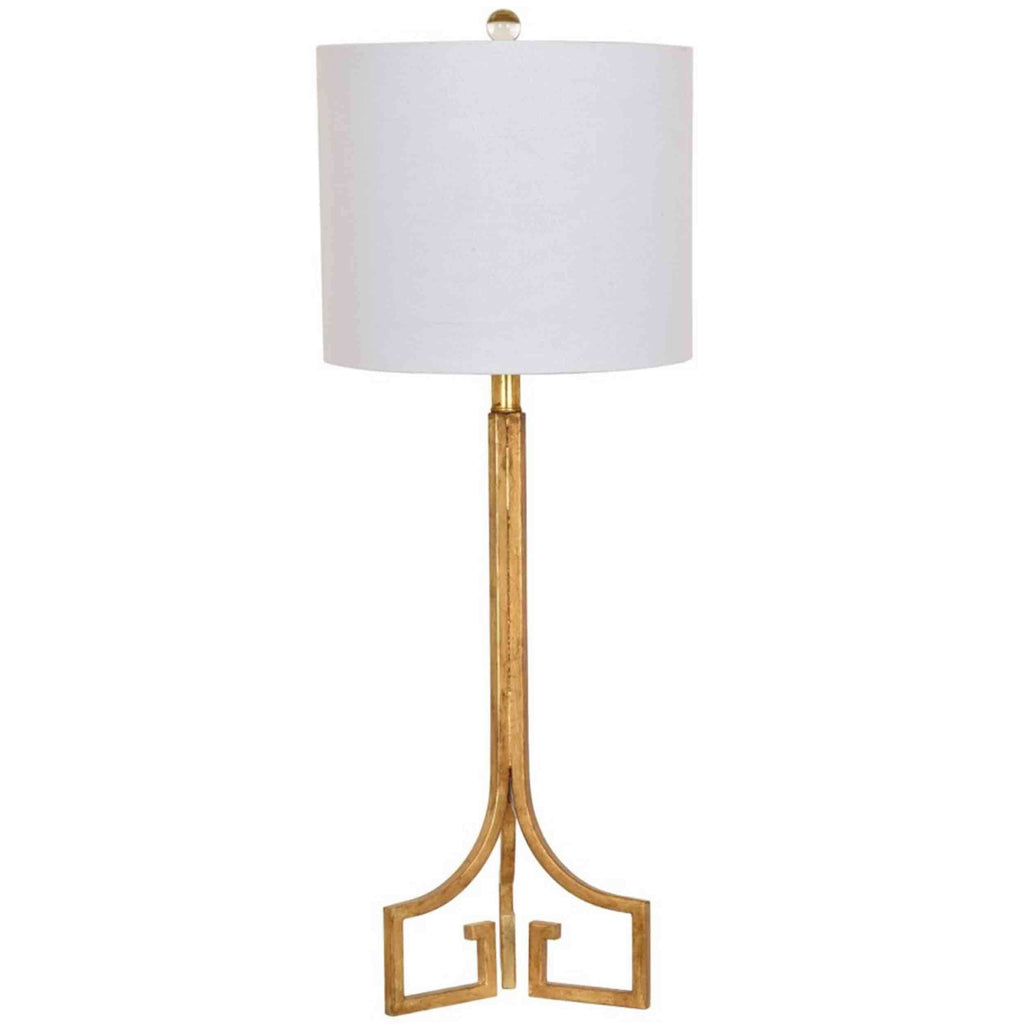 Lux Table Lamp, Gold Leaf – High Fashion Home