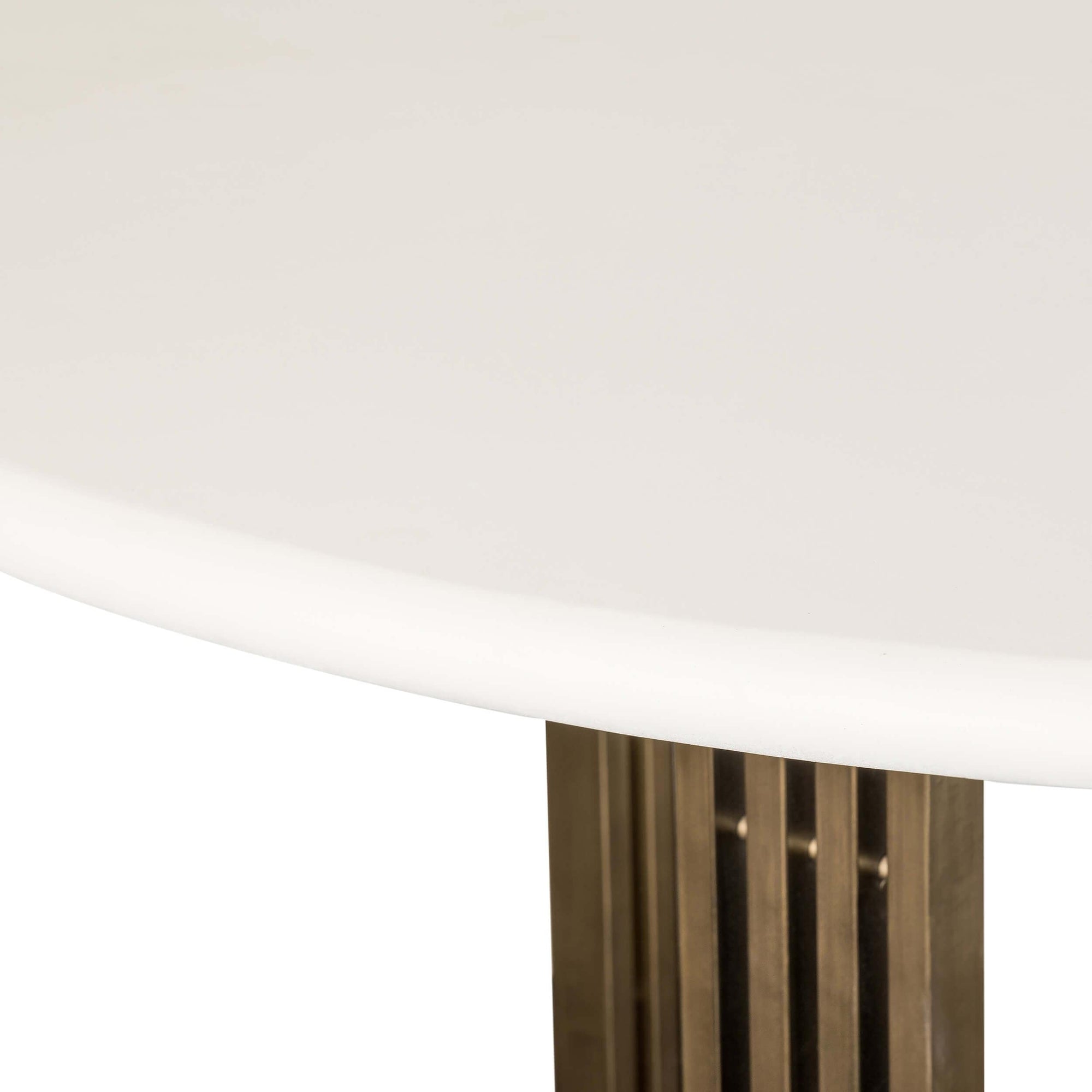 Mia Round Dining Table, Parchment White by Four Hands – High Fashion Home