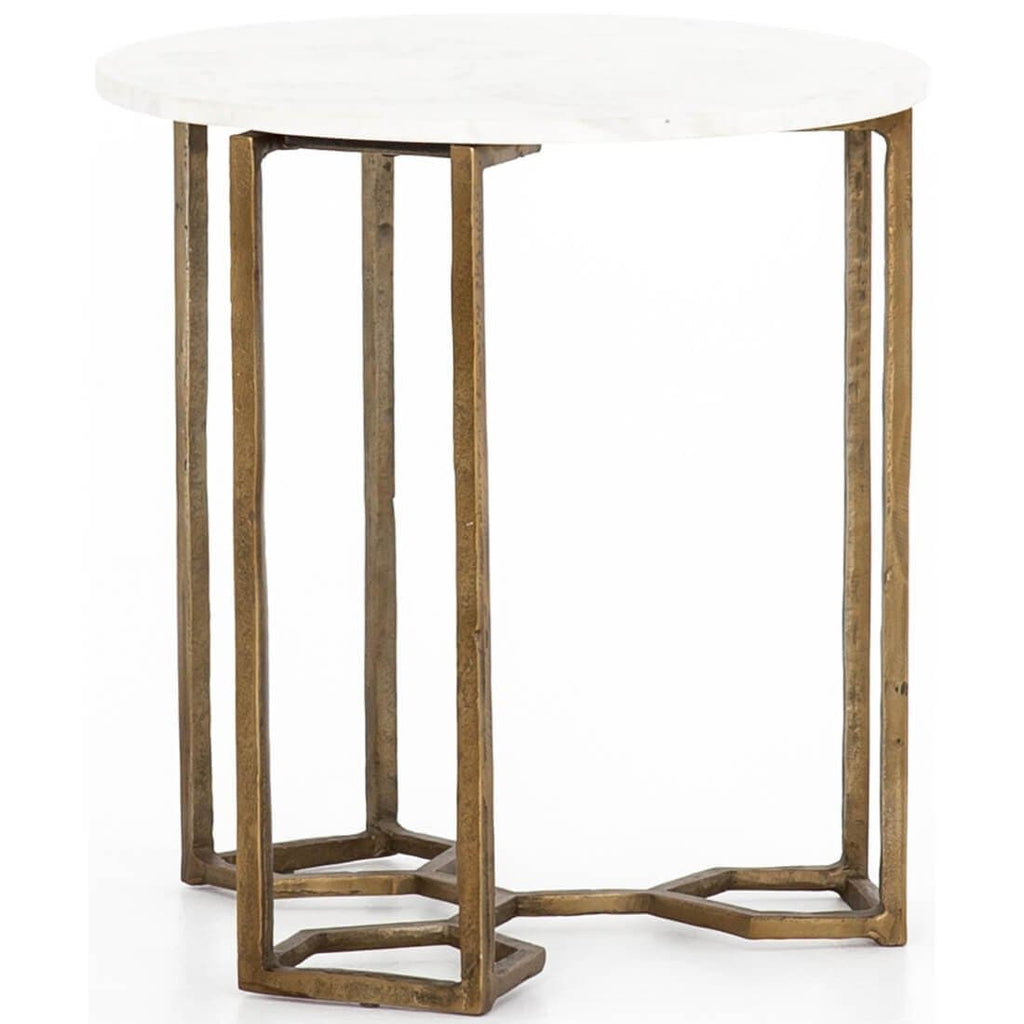 Naomi Marble End Table by Four Hands – High Fashion Home