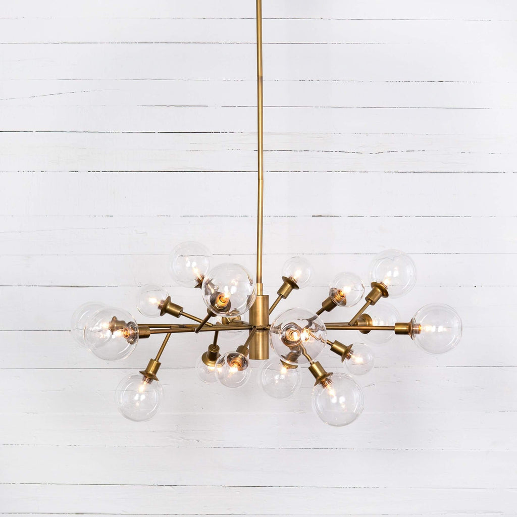 Pellman Chandelier, Matte Brass by Four Hands – High Fashion Home