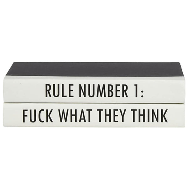 Stack of Books, Rule Number 1 – High Fashion Home