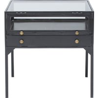 Shadow Box End Table, Black – High Fashion Home