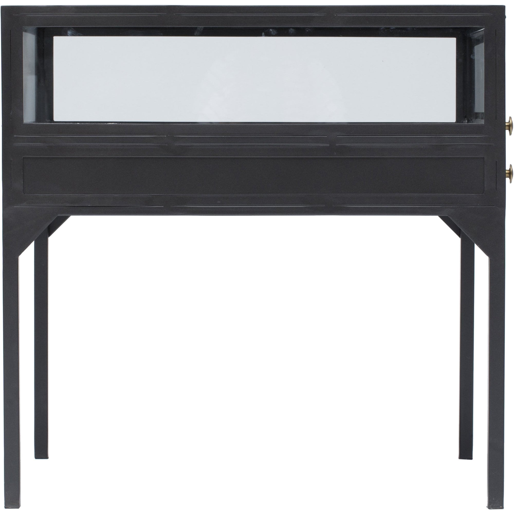 Shadow Box End Table, Black – High Fashion Home