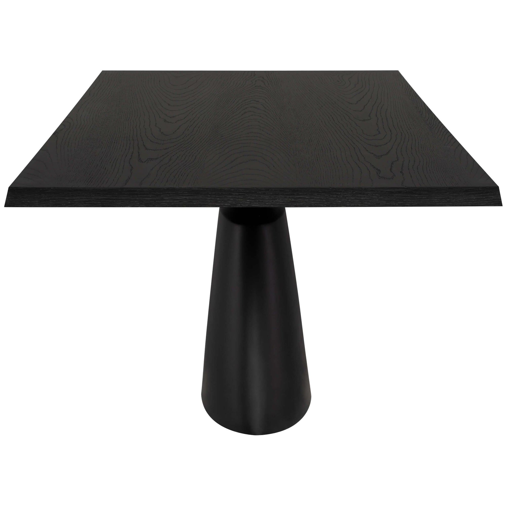 Taji Dining Table, Veneer Onyx / Black Base – High Fashion Home