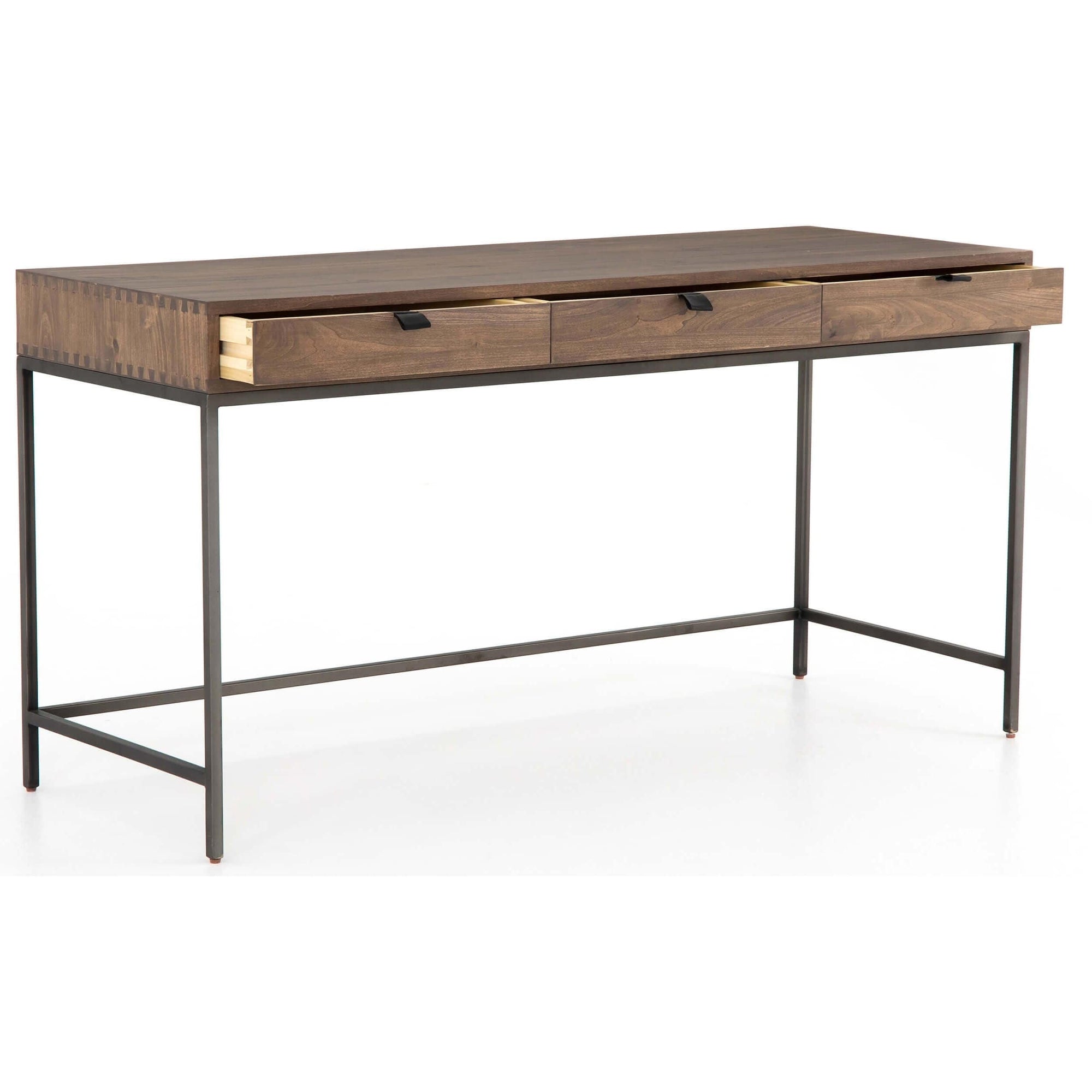 Trey Modular Writing Desk, Auburn Poplar by Four Hands – High Fashion Home
