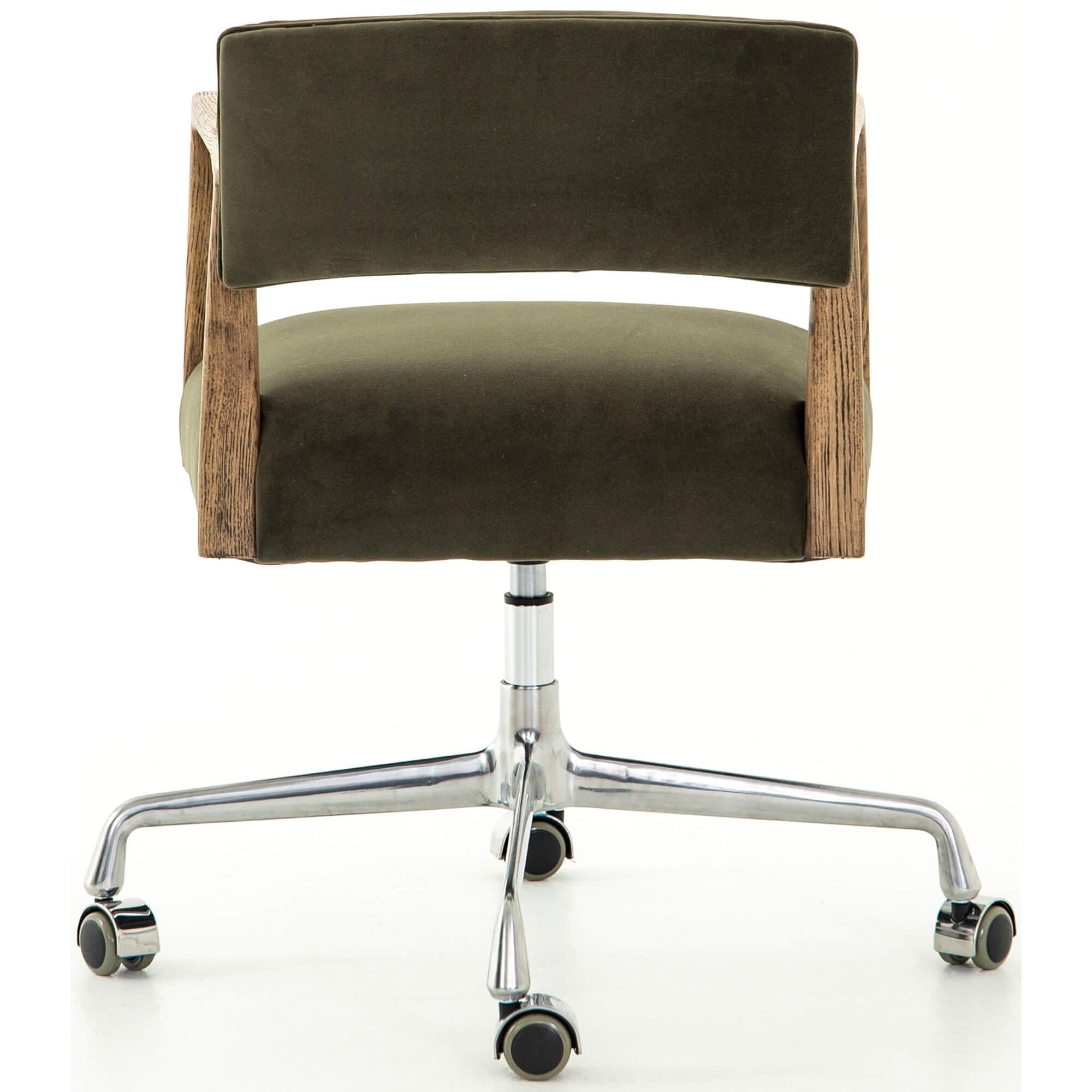 Tyler Desk Chair, Velvet Loden by Four Hands – High Fashion Home