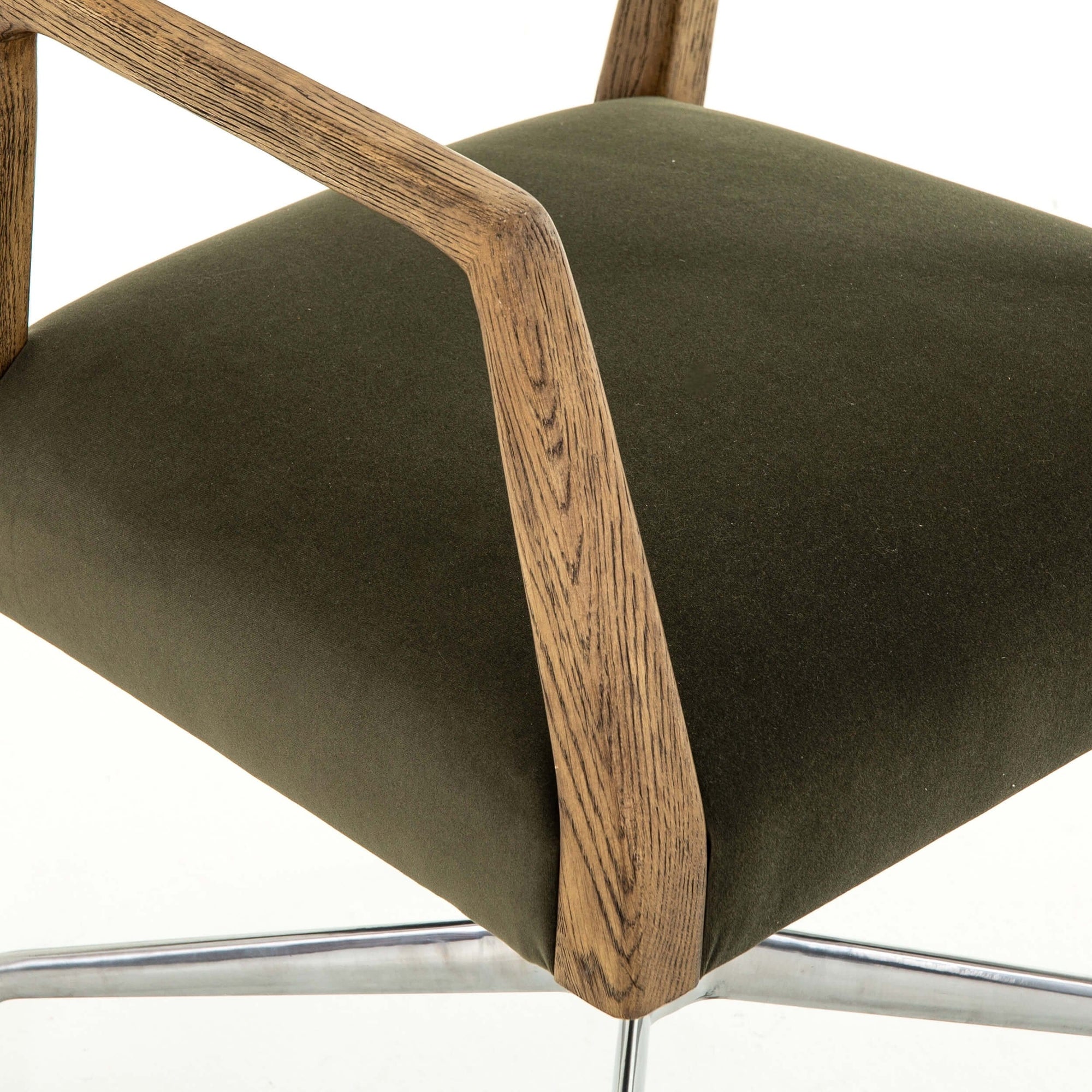 Tyler Desk Chair, Velvet Loden by Four Hands – High Fashion Home